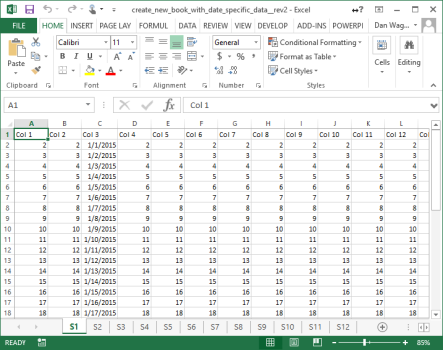 How to Copy Data to a New Workbook Based on Dates | Dan Wagner Co